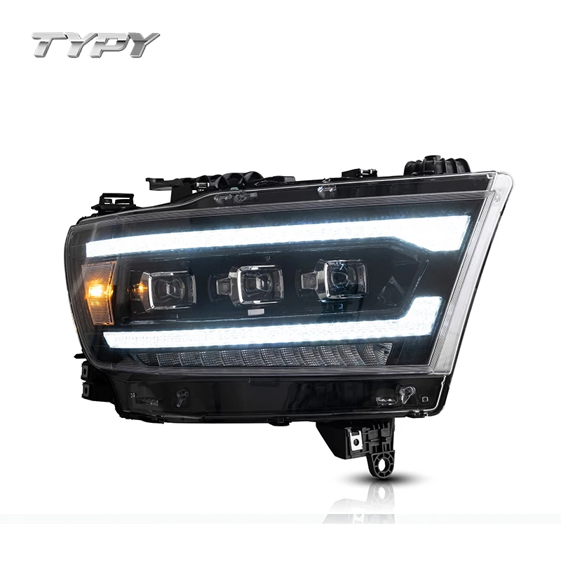 Factory-LED-Headlights-Sequential-Turn-Signal-Head-Lamp-For-Dodge-Ram ...