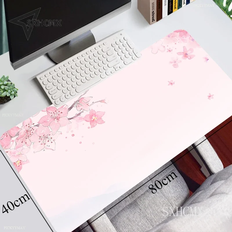 Pink-Cherry-Blossoms-Speed-Locking-Edge-Large-Natural-Rubber-Mouse-Pad ...