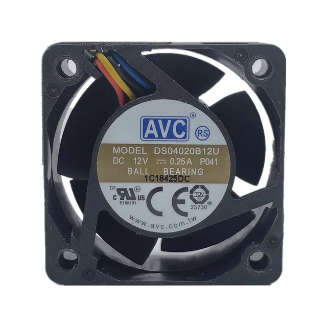 Original DS04020B12U 4cm 12V 0.25A 4020 four-wire PWM temperature ...