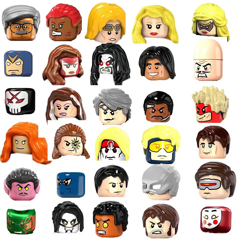 MOC Heros Series Movie Evil Villain Characters Action Building Blocks ...