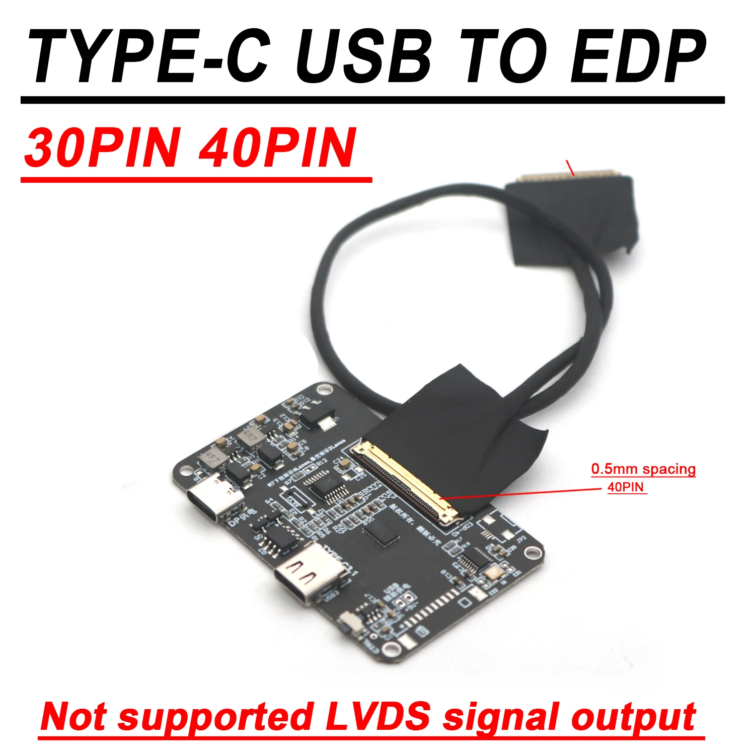 Isdn-Type-c-to-EDP-driver-board-2K-4k-30PIN-40PIN-LED-LCD-Projector ...