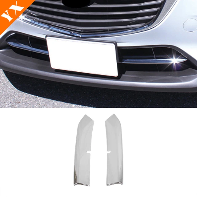 Full Set Chrome Car Exterior Headlight Trim Front Rear Fog Light Cover ...