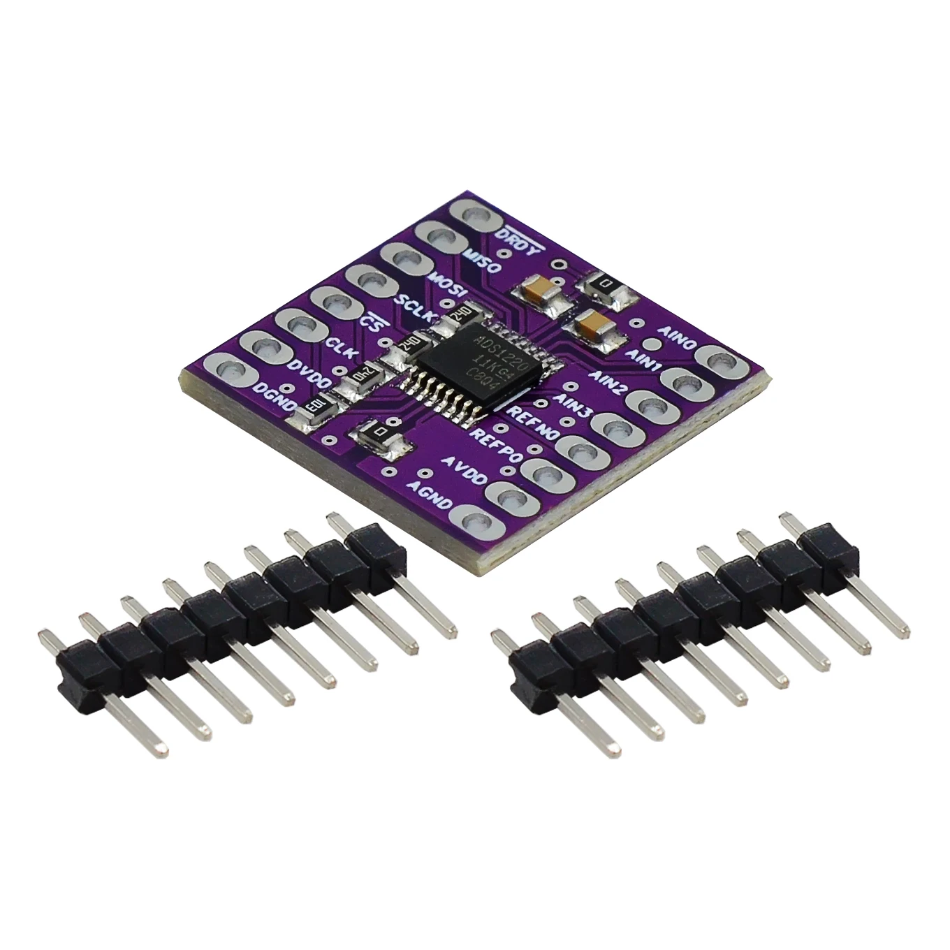 ADS1220 ADC 24 Bit A/D Converter Module I2C Low Power 24 Bit Analog-to-Digital Converter Sensor ...