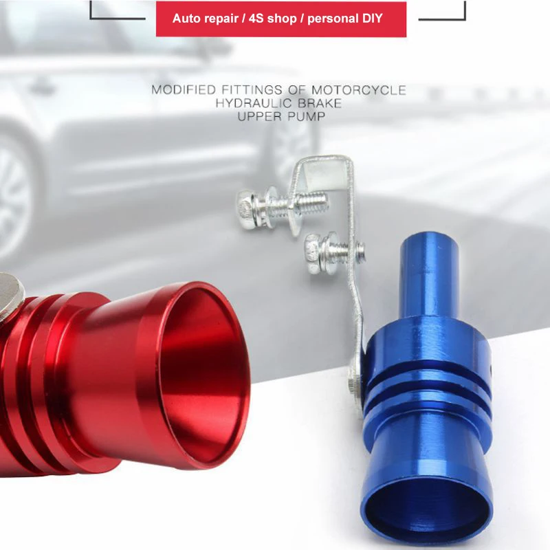 Motorbike-Car-Exhaust-Fake-Turbo-Whistle-Pipe-Sound-Muffler-Blow-Off ...
