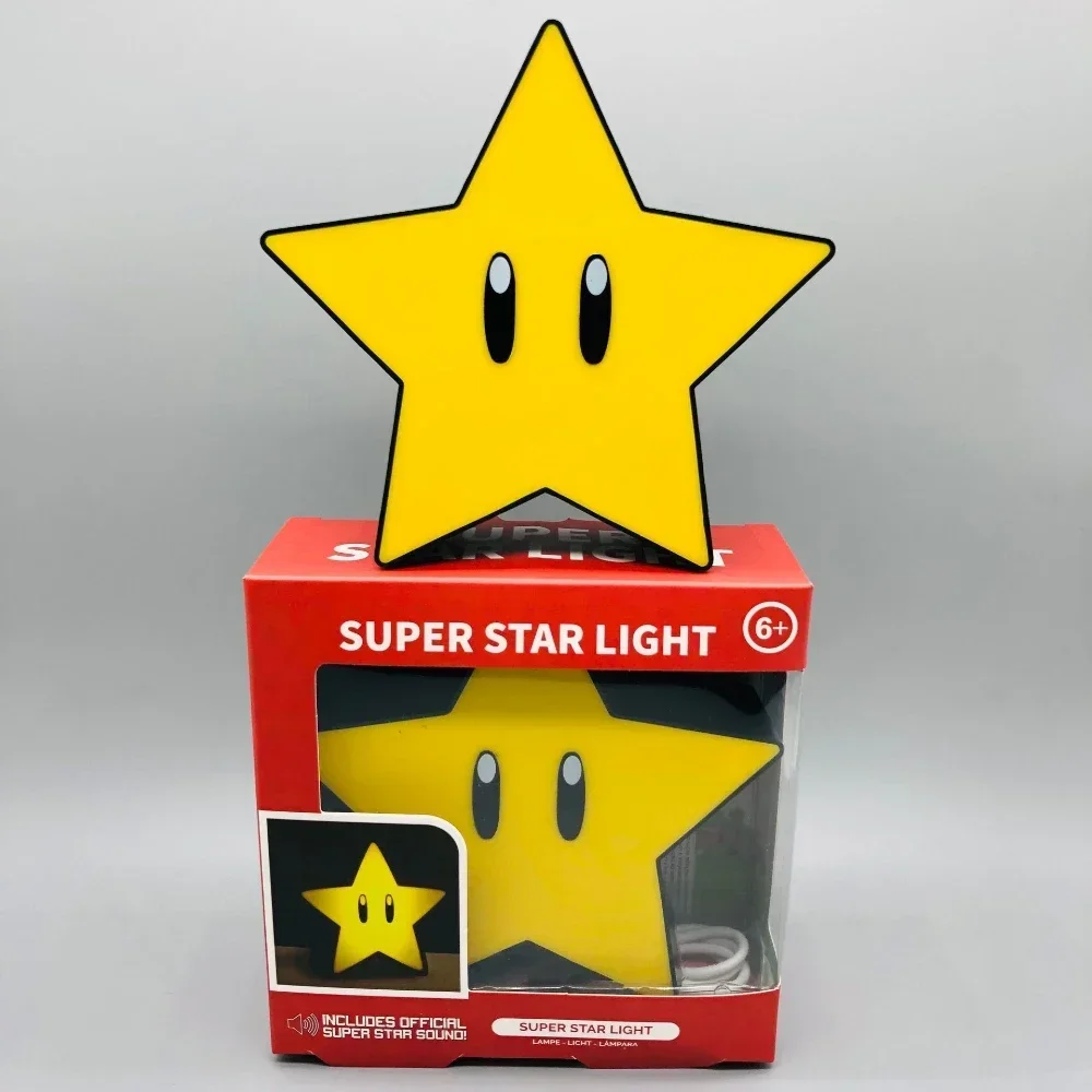 New-LED-Question-Super-Mario-Bros-Lamp-Super-Star-Light-Led-Music-Night ...