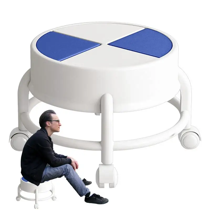 Universal-Wheel-Small-Stool-360-Rotating-Children-Pulley-Low-Stool-Low ...