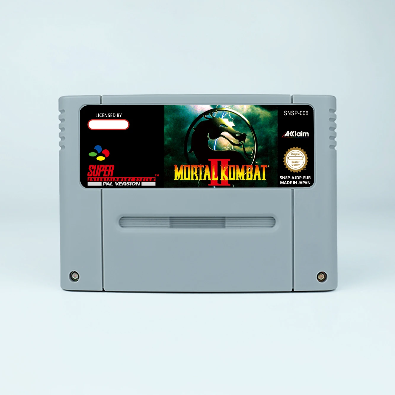 Mortal Kombat Snes Cartridge