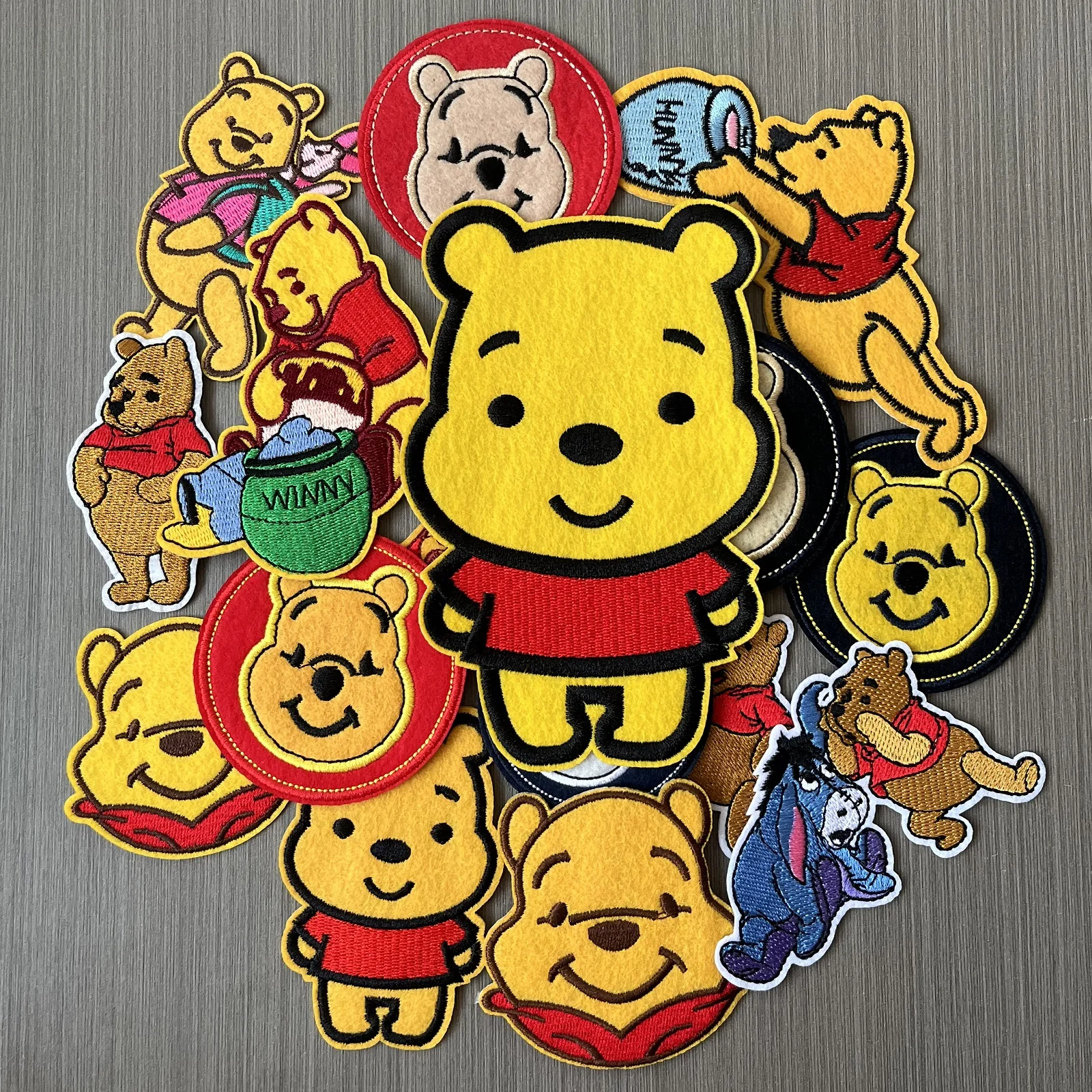 Wholesale-16Pcs-Cartoon-Cute-Bear-Winnie-the-Pooh-Patch-For-DIY-Sew-on ...