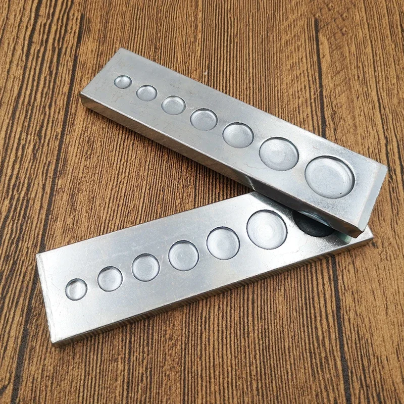 7-in-1-Bottom-Plate-Rivet-Button-Setter-Die-Base-DIY-Working-Tool-Hole ...