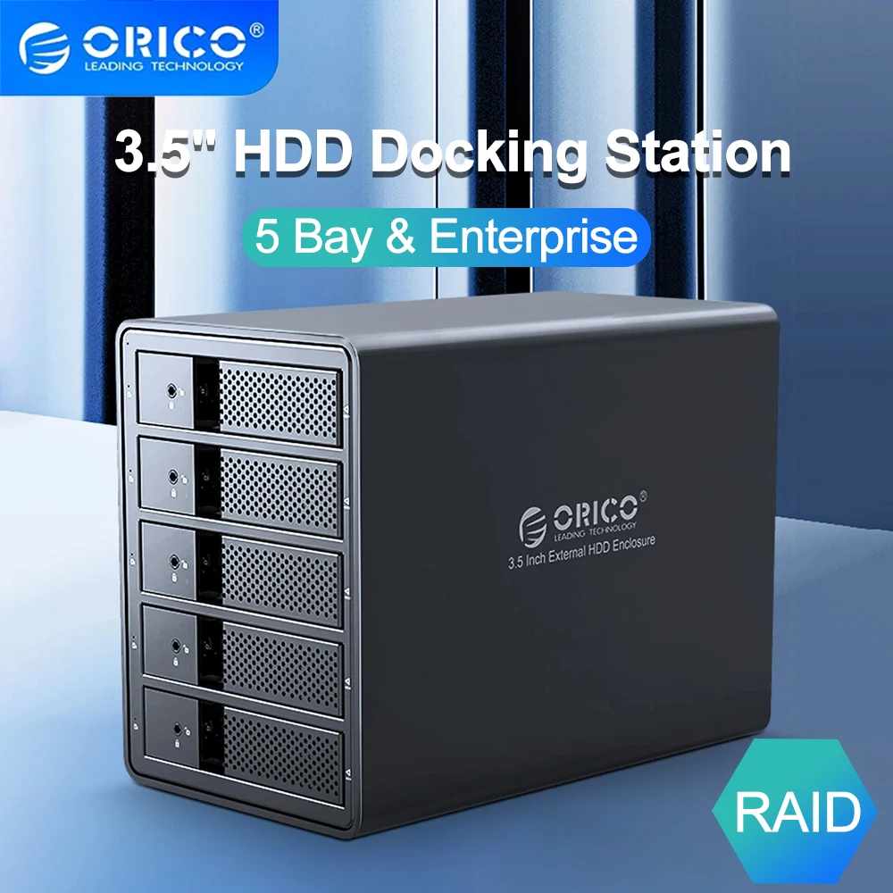 Orico Raid Series Enterprise 5 Bay 3.5'' Hdd Docking Station Usb3.0 To ...