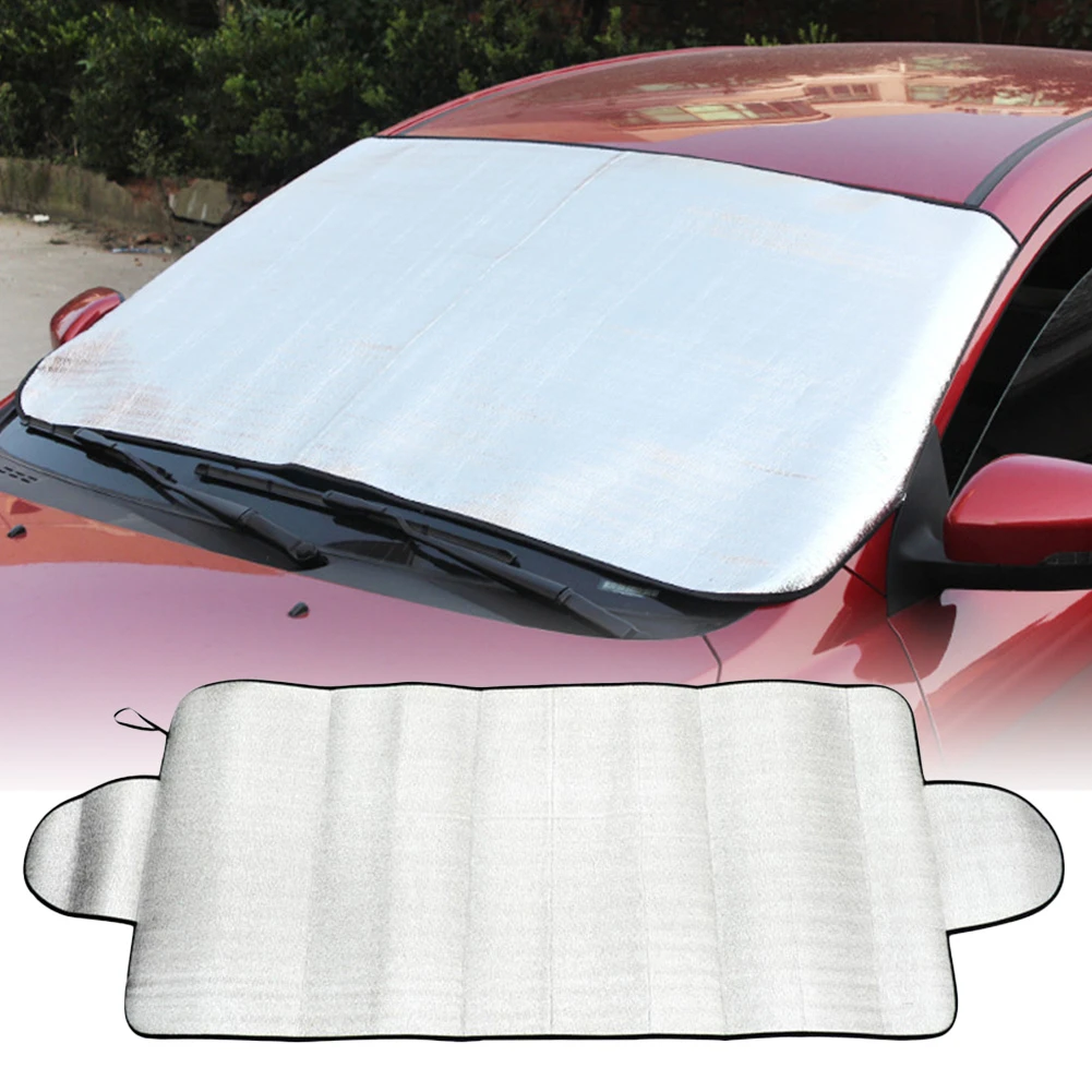 Car Window Sunshades Foldable Car Snow Cover Winter Windshield Sunshade ...