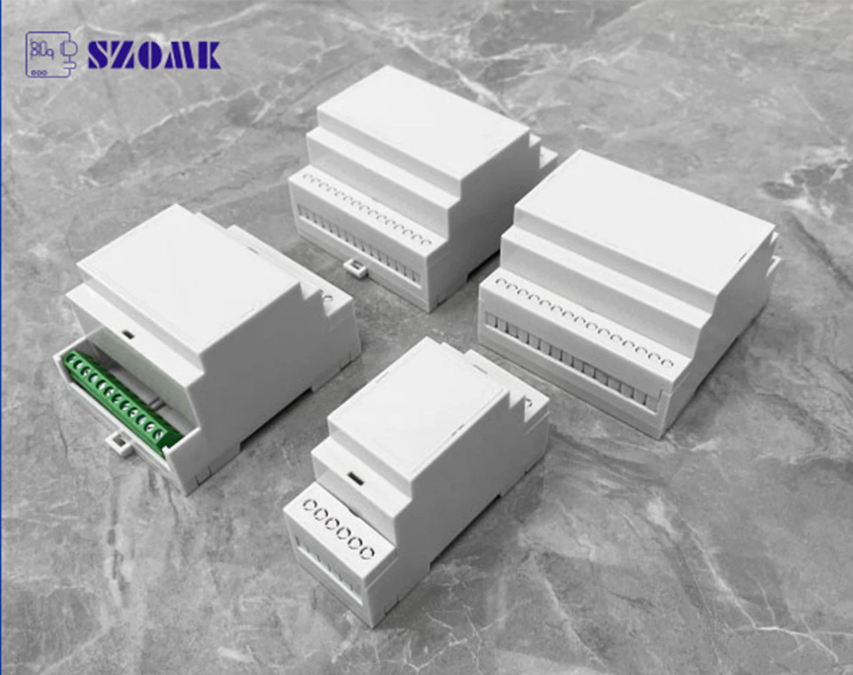 Szomk-1pcs-din-rail-plc-Anschluss-dose-Kunststoff-Elektronik-box ...