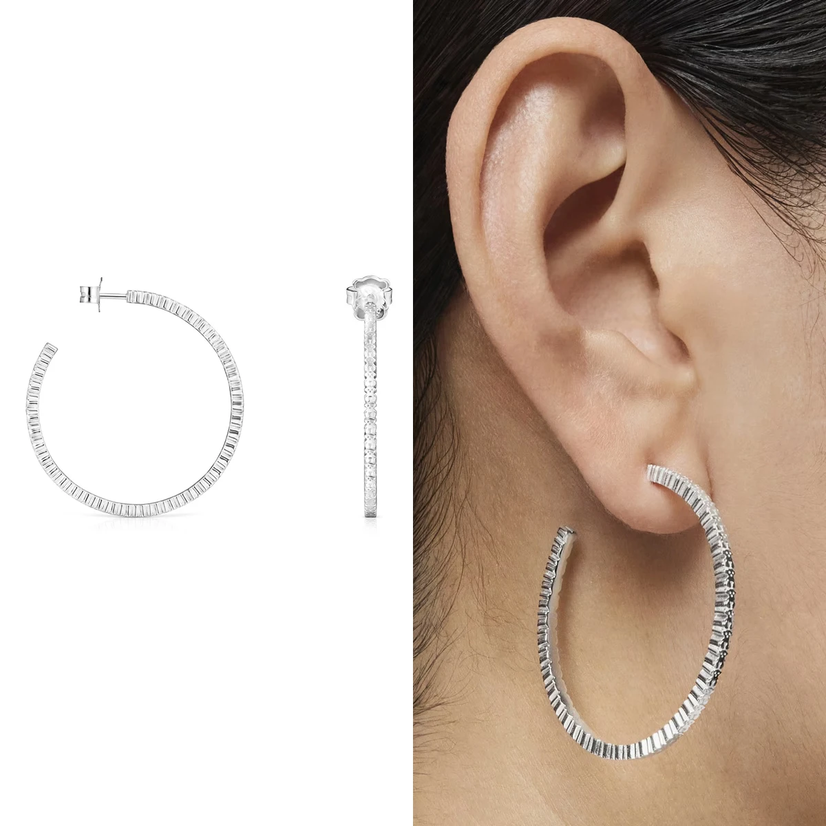 Pendientes-de-plata-con-forma-de-oso-espa-ol-para-mujer-aretes-grandes ...