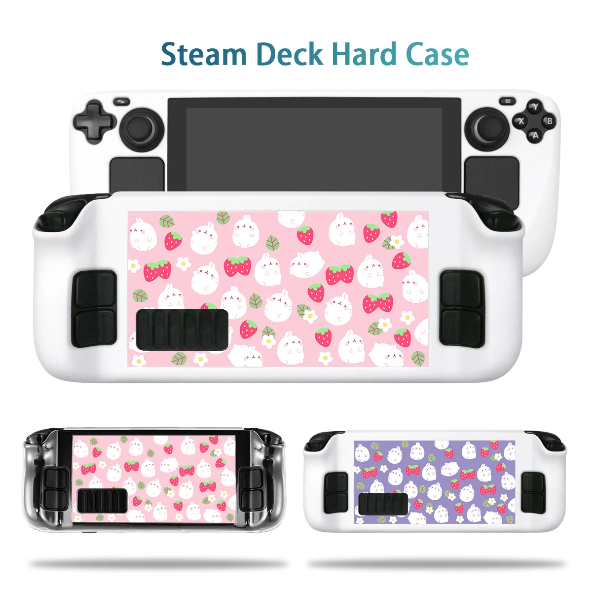 Steam-Deck-Case-Console-Pastel-Pink-Purple-Bunny-Cover-Hard-PC ...
