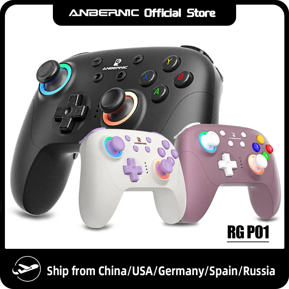 ANBERNIC-RG-P01-Bluetooth-5-3-Wired-2-4G-Wireless-Gamepad-Compatible ...