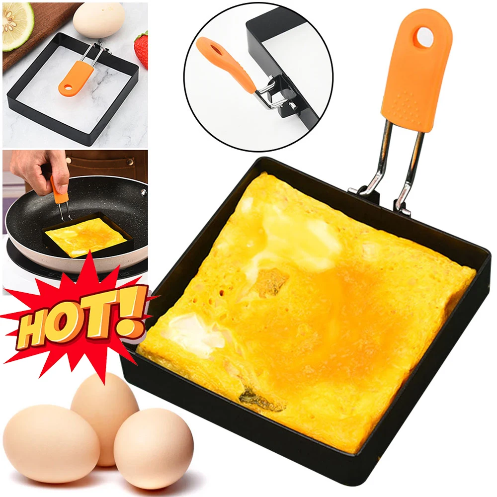 1-2pcs-Egg-Rings-Pancake-Mold-Set-Set-Stainless-Steel-Fried-Egg-Square ...