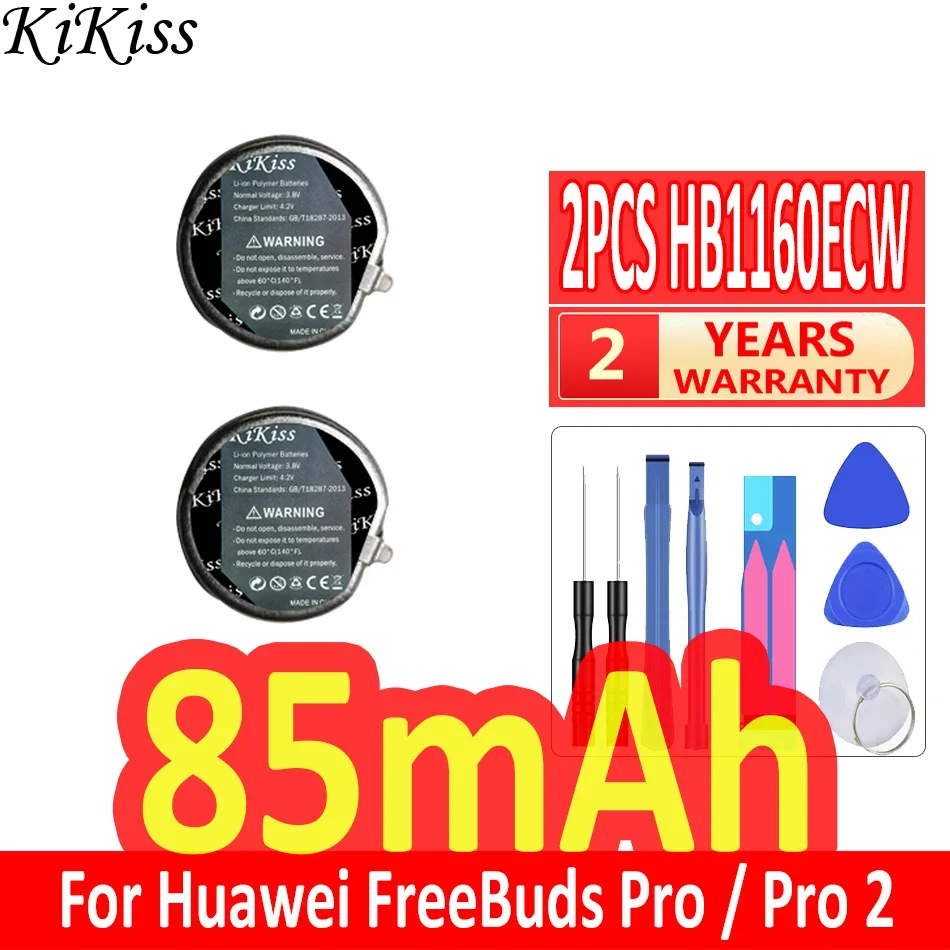 KiKiss-bater-a-potente-HB1160ECW-para-Huawei-FreeBuds-Pro-2-Pro2-Auriculares-Bluetooth-85mAh ...