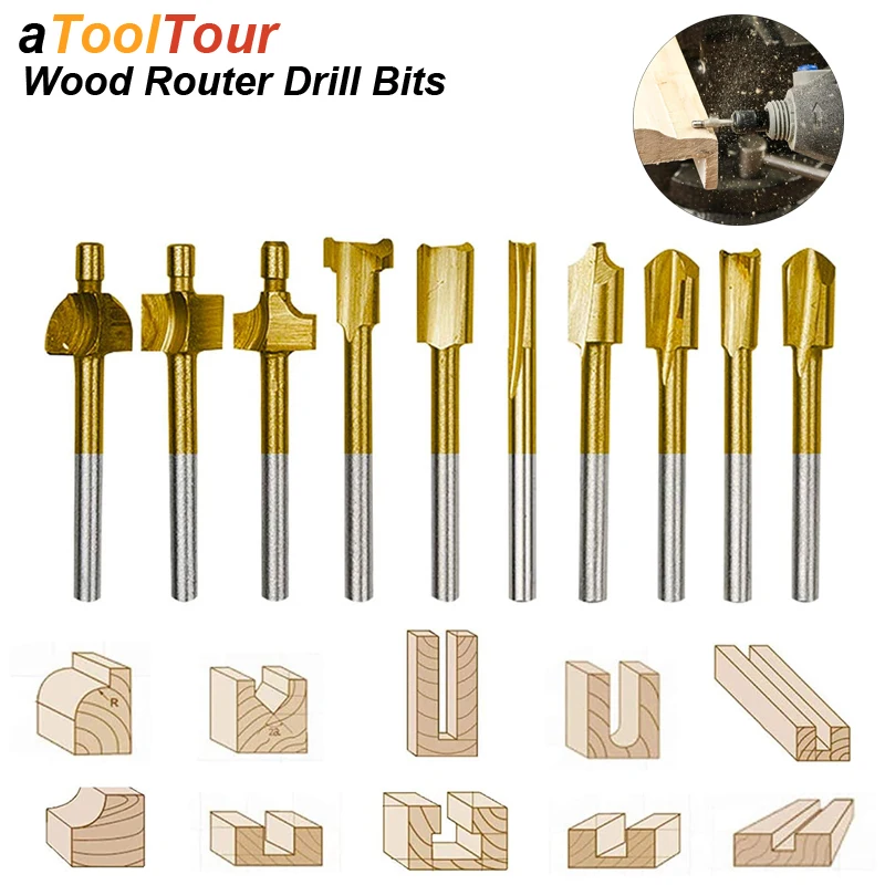 Carpintaria-Router-Bit-HSS-Milling-Cuuter-para-Ferramentas-Rotativas ...