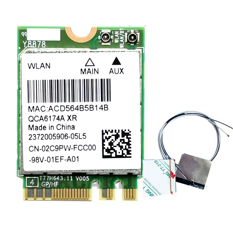 New Wireless Card For Atheros Qcnfa364a Qca6174a Ngff M.2 867mbps 802 ...