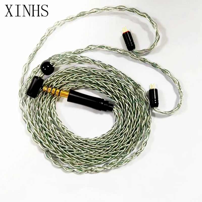 XINHS-8-Core-Silver-Blue-Mixed-5N-Single-Crystal-Copper-Plated-Silver ...