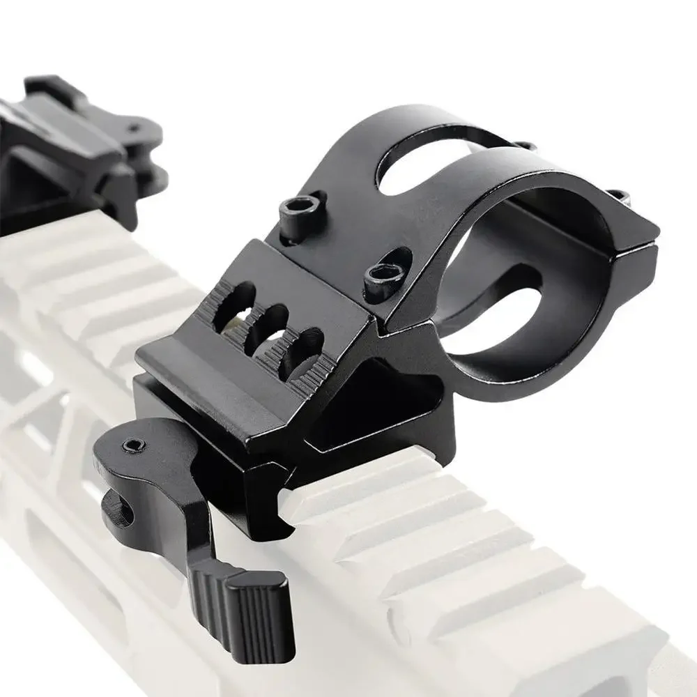 25-4mm-Scope-Tactical-Quick-Release-Offset-Flashlight-Mount-Holder-For ...