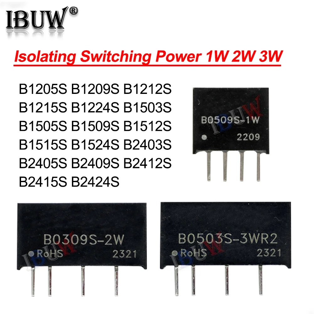1PCS-1W-2W-3W-regulated-power-supply-module-Isolating-Switching-Power ...
