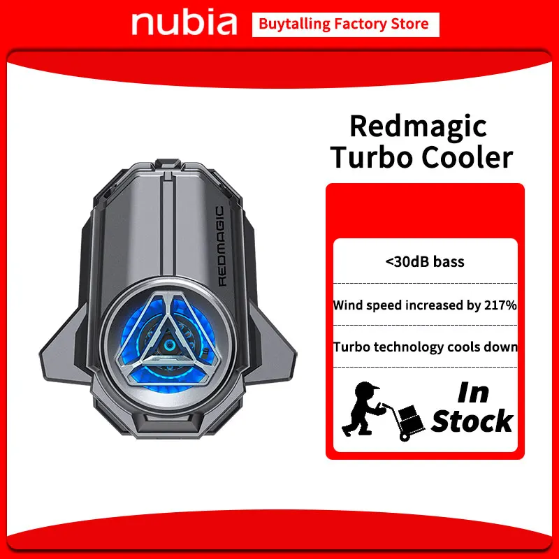 Nubia RedMagic Turbo Cooler for RedMagic 7 Pro 7 Gaming Phone ICE Dock ...