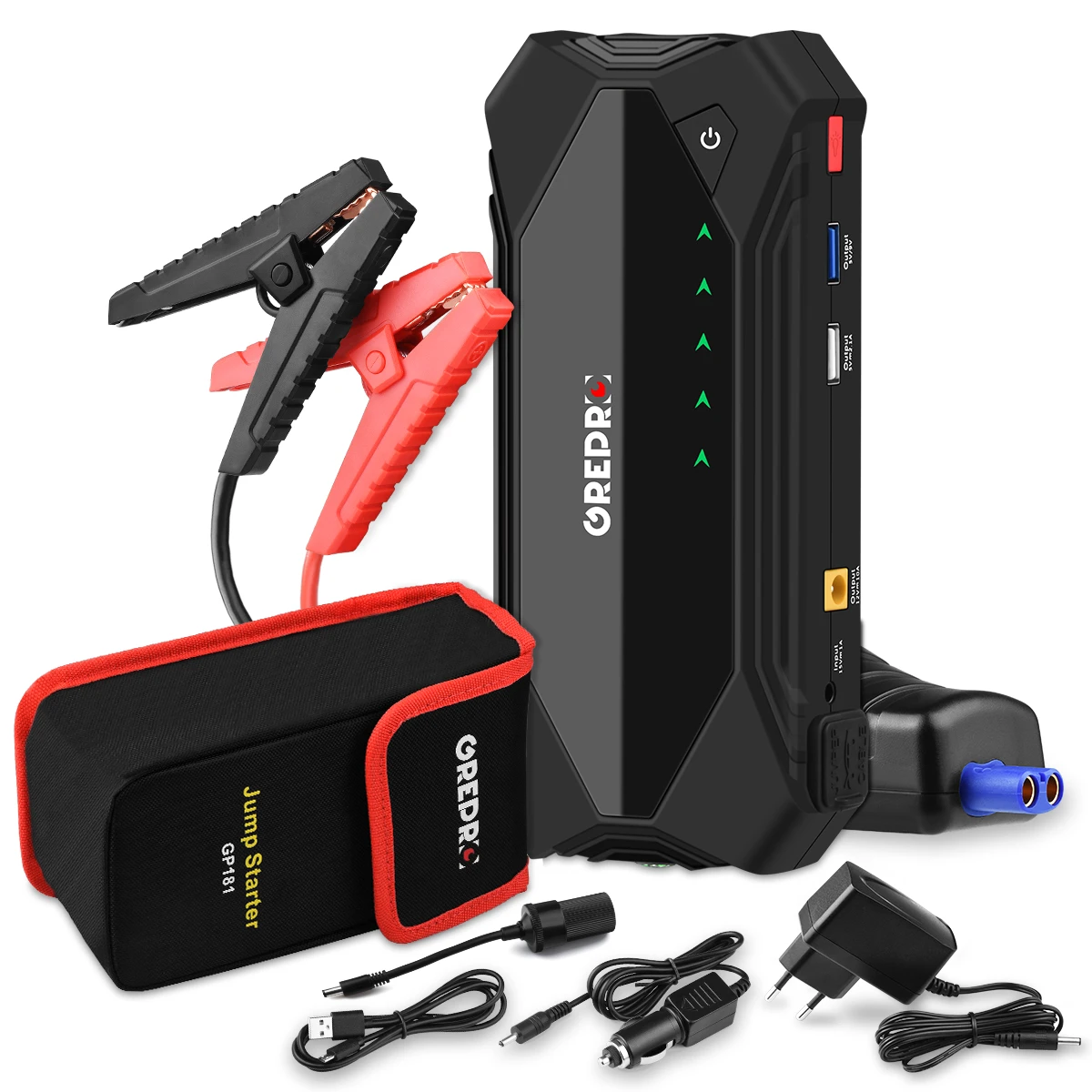 Grepro Jump Starter Car Battery Starting Device Portable Car Jump ...