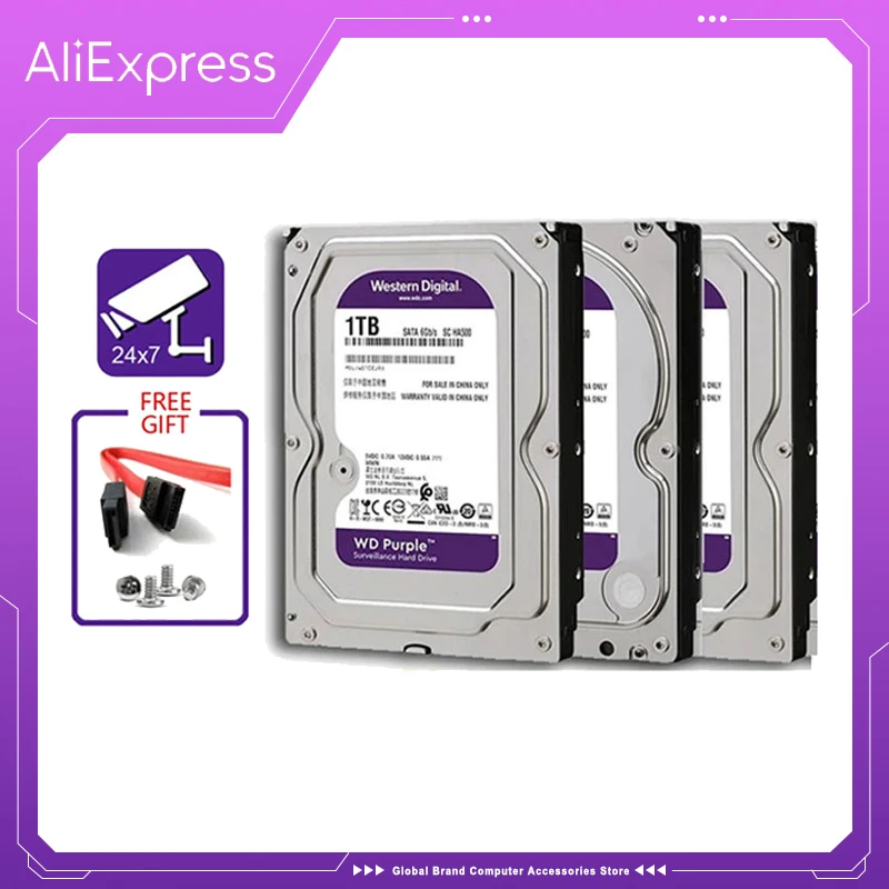 WD-Disque-dur-interne-de-surveillance-violet-disque-dur-pour-CCTV-DVR ...