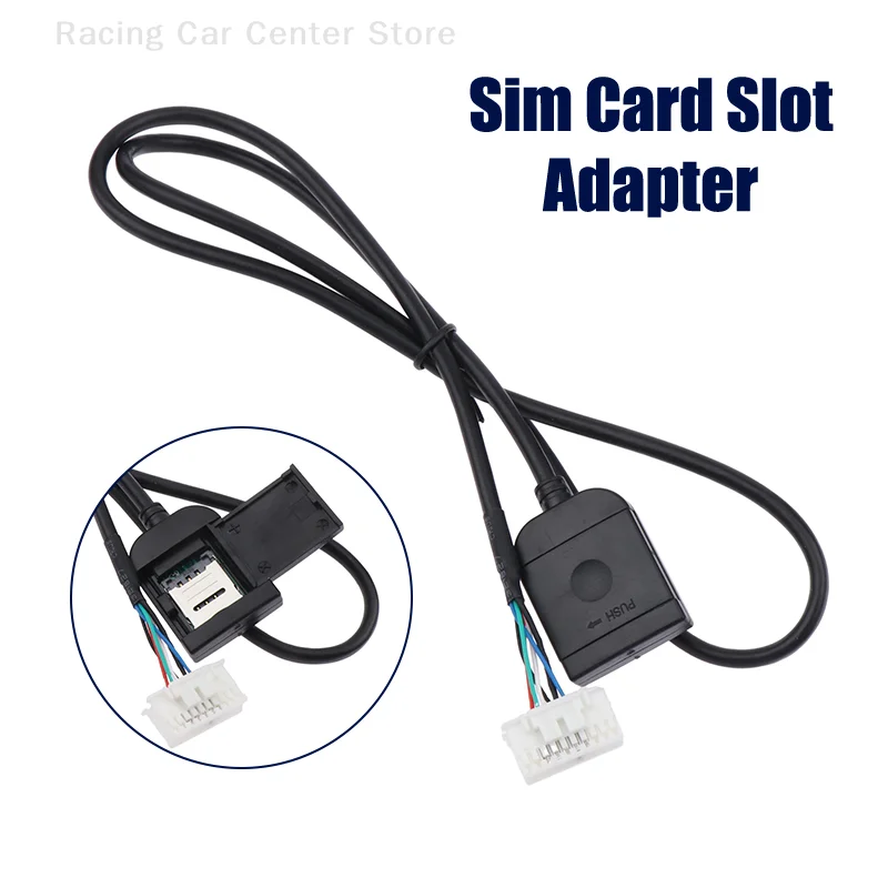 Sim Card Slot Adapter For Android Radio Multimedia Gps 4G 20pin Cable ...