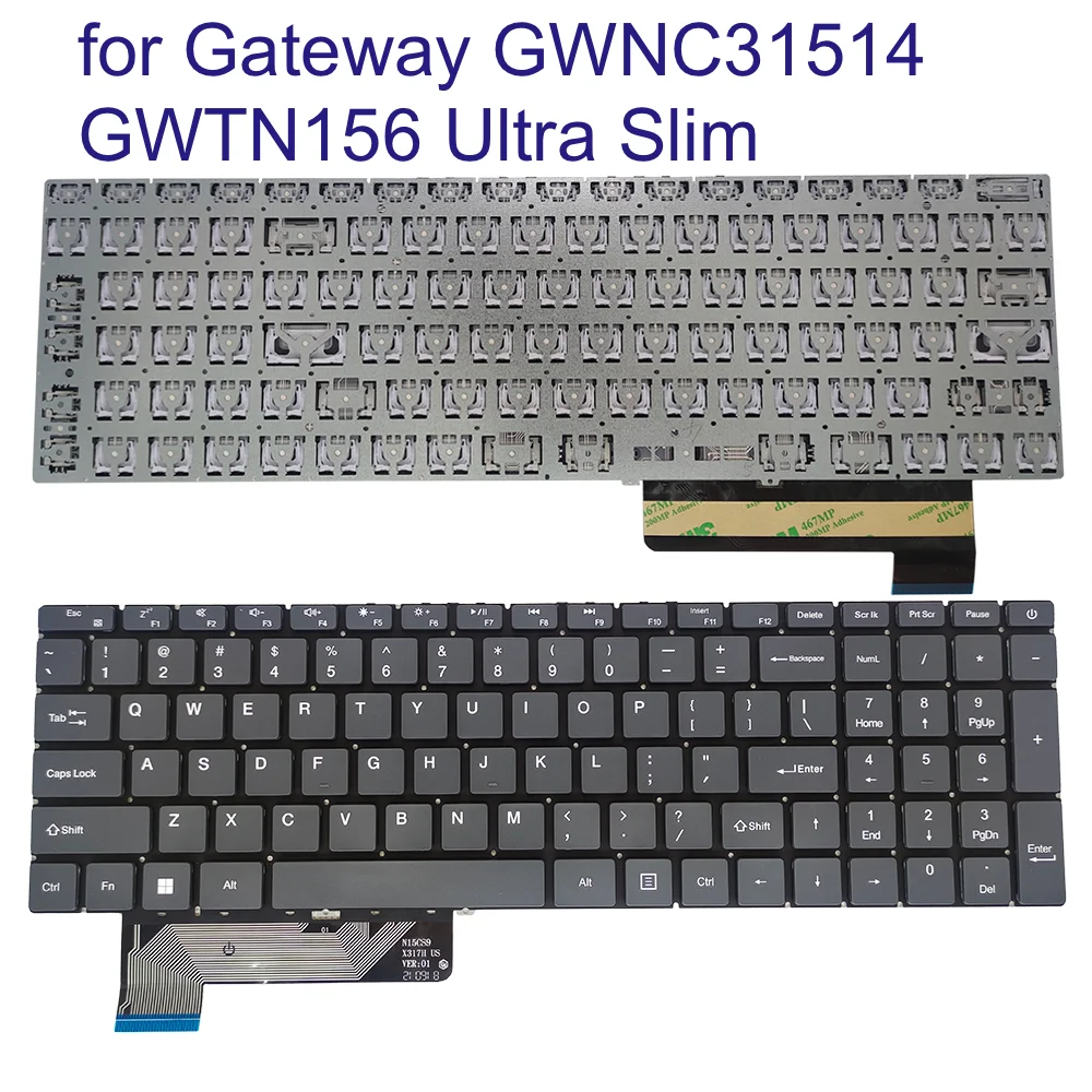 Teclado-de-ordenador-port-til-para-Gateway-GWNC31514-GWTN156-PRIDE-K3960-ultradelgado-GWTN156 ...