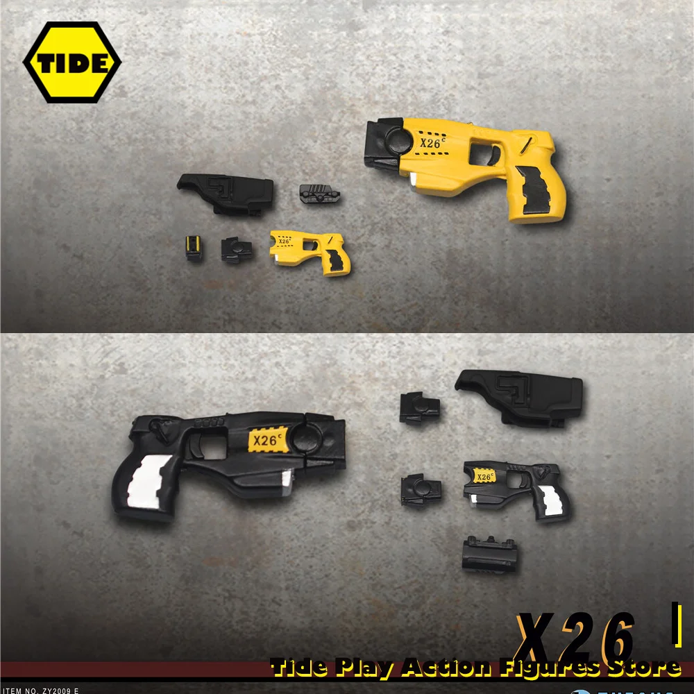 ZYTOYS ZY2009E 1/6 Scale Male Soldier X26 Taser Gun Miniature Pistol ...