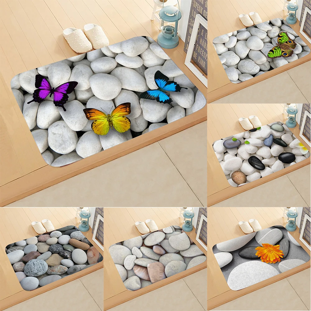 Butterfly-stone-pattern-floor-mat-home-decoration-bedroom-living-room ...