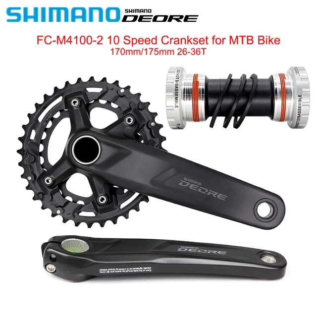 Shimano Deore Hollowtech Ii Mtb Crankset 2x10-speed Deals | emergencydentistry.com