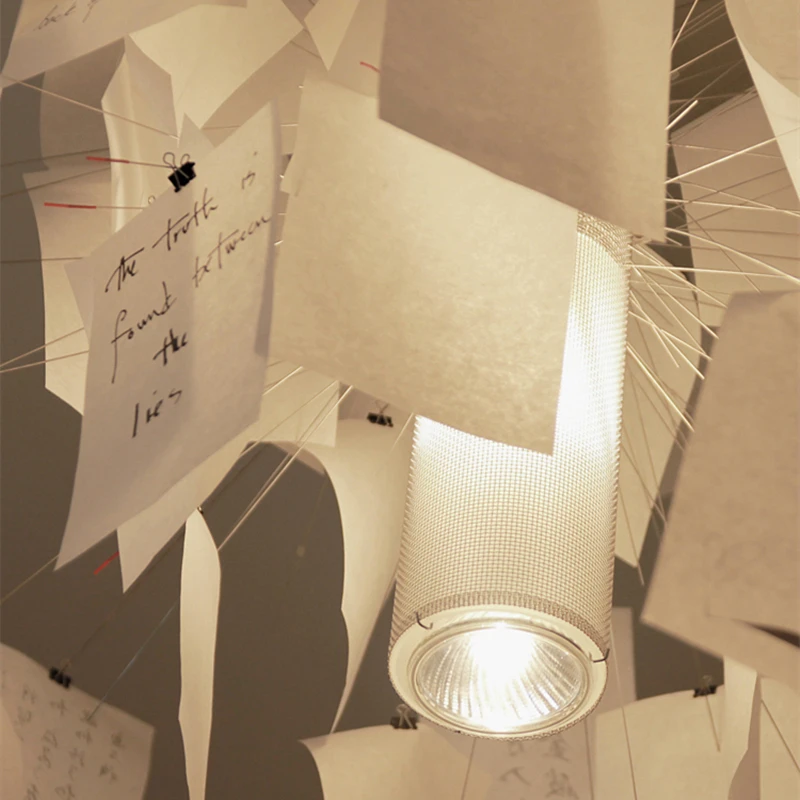 Zettel'z Chandelier Lustre Photo DIY postmodern design chandelier LED ...