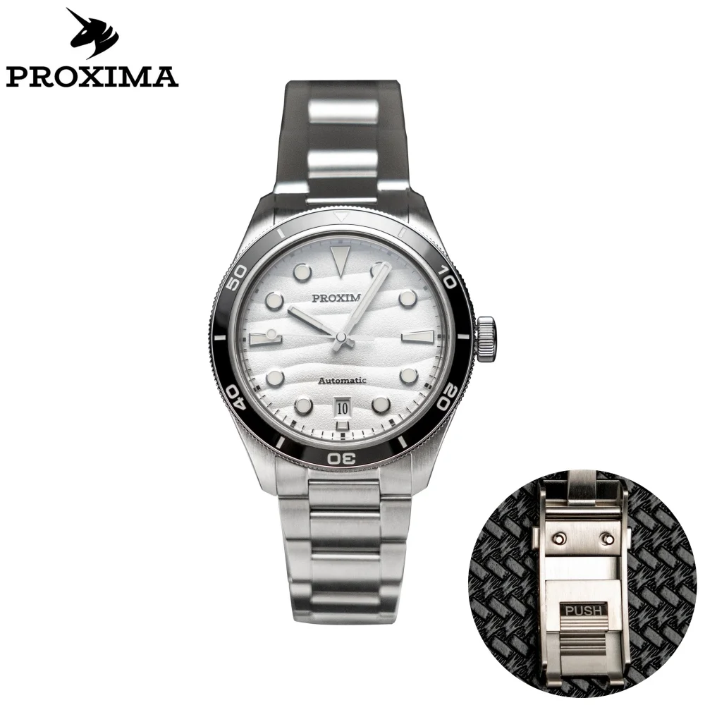 Proxima-PX1697-SM-39mm-Men-Watch-Desert-Texture-Dial-Bubble-Sapphire ...