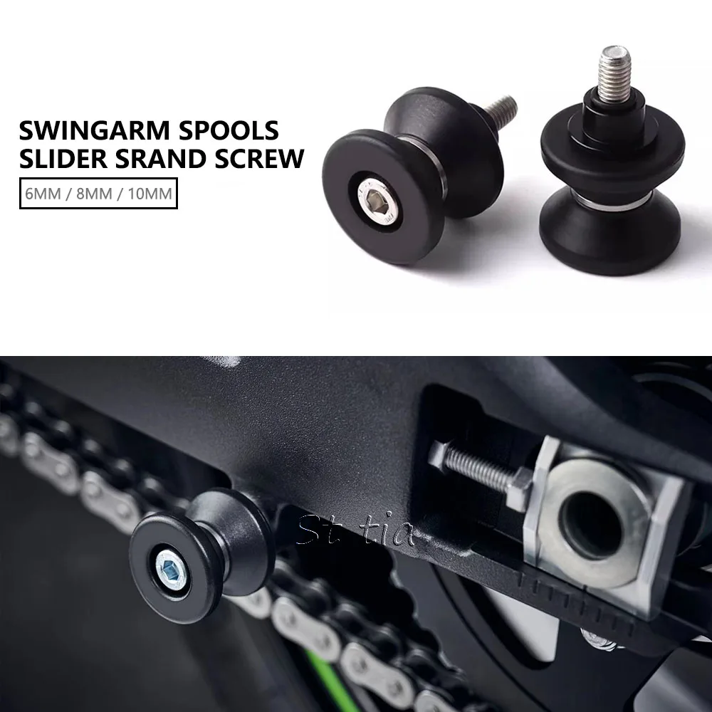 Motorcycle-Stand-Screws-6mm-8mm-10mm-8colors-Motorcycle-Swingarm-Spools ...