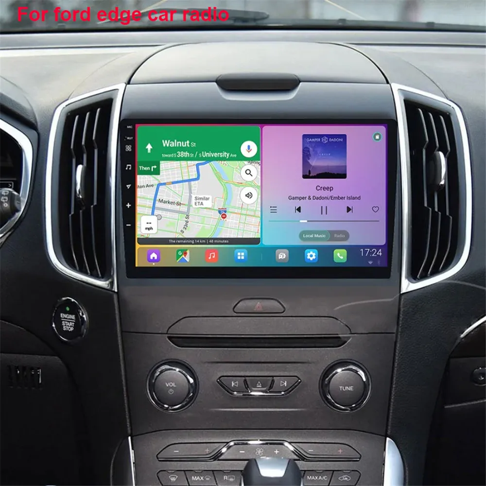 GXGLNAV-Car-Multimedia-Player-Android-For-Ford-Edge-2015-2018-Radio-GPS ...