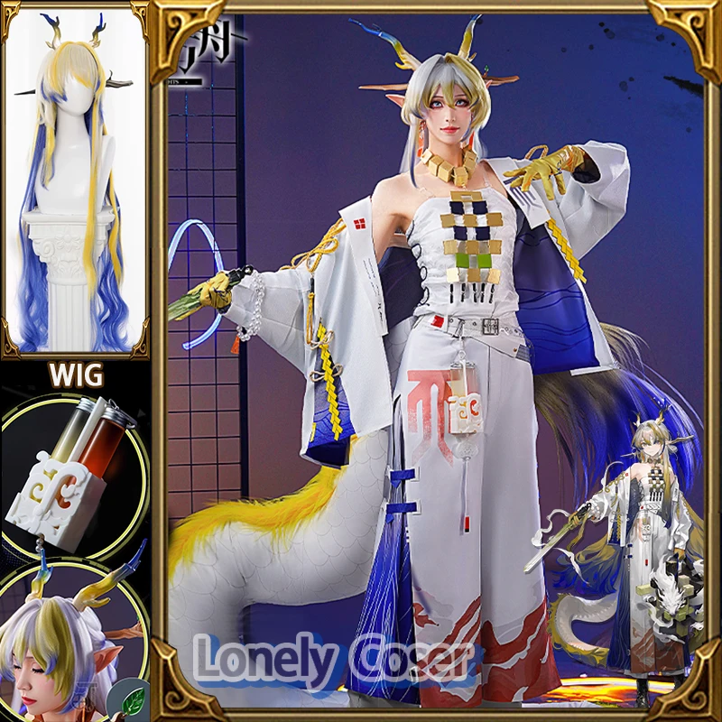 Arknights-Shu-Cosplay-Costume-Wig-Dragon-Year-Uniform-Gloves-Headband ...