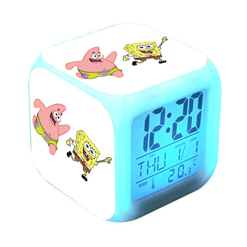 Led Alarm Clock Spongebob