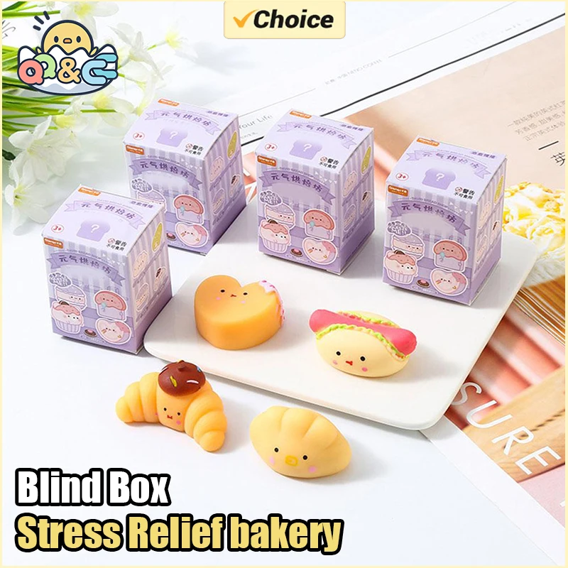 1-12PCS-Blind-Box-Stress-Relief-bakery-Food-Bread-Squeeze-Soft-Glue ...
