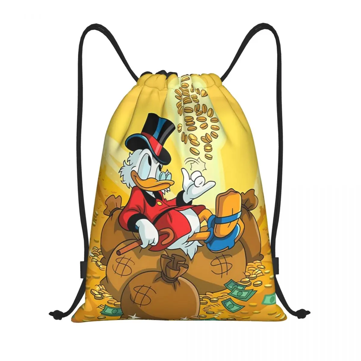 Custom-Scrooge-McDuck-Comics-Drawstring-Bags-Men-Women-Lightweight ...