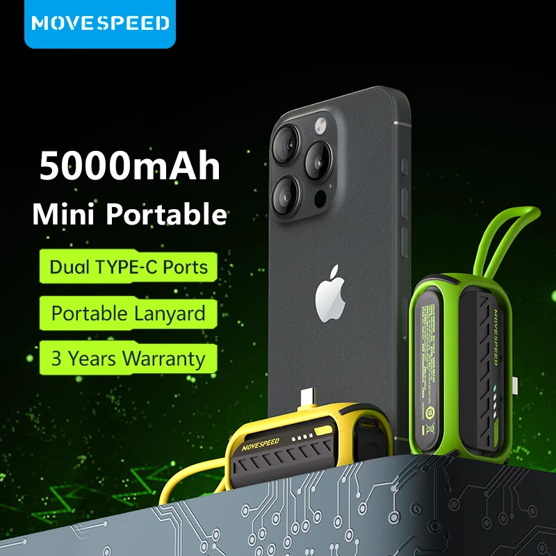 MOVESPEED-G05-Portable-Power-Bank-5000mAh-PD20W-Fast-Charging-Powerbank ...