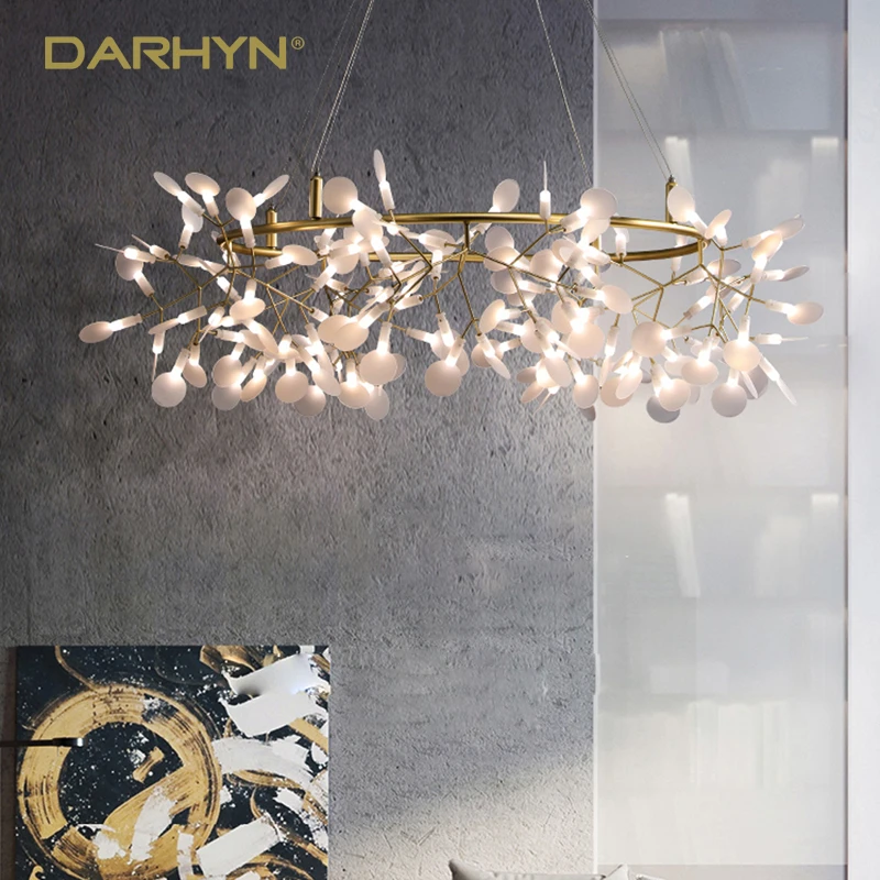 Nordic Luxury Firefly Led Chandelier For Living Room Dining Room B&b ...
