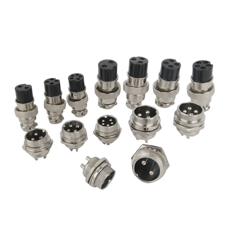 GX12 GX16 GX20 2/3/4/5/6/7/8/9/10 Pin Male Female Butting Wire Cable ...