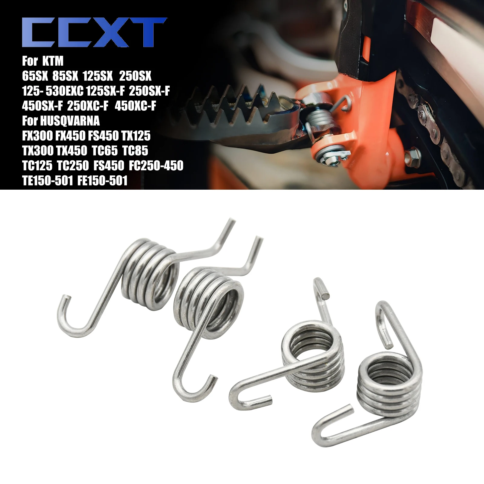 Motocross Foot Peg Footpeg Spring For KTM EXC EXCF XCFW SX SXF XC XCF ...