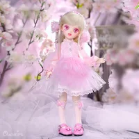 Fendou Doll BJD 1/6 Short legged maiden second generation body Full set Pink peach blossom ...