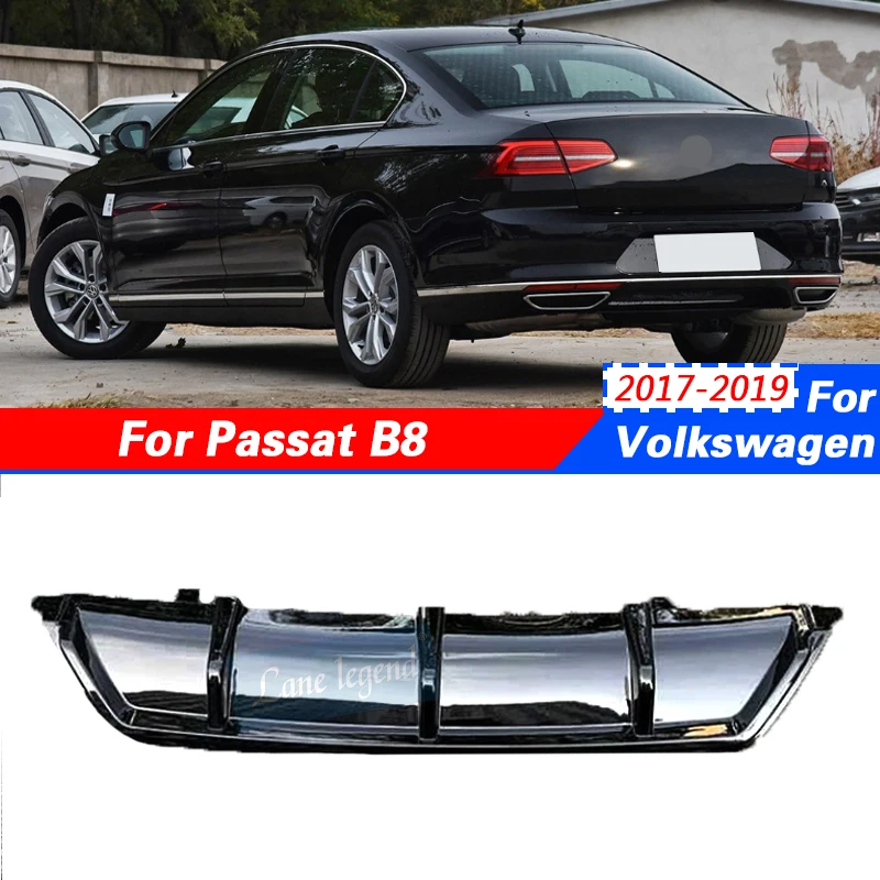 For-Volkswagen-VW-Passat-B8-2017-2019-High-end-Upgrade-Rear-Bumper ...