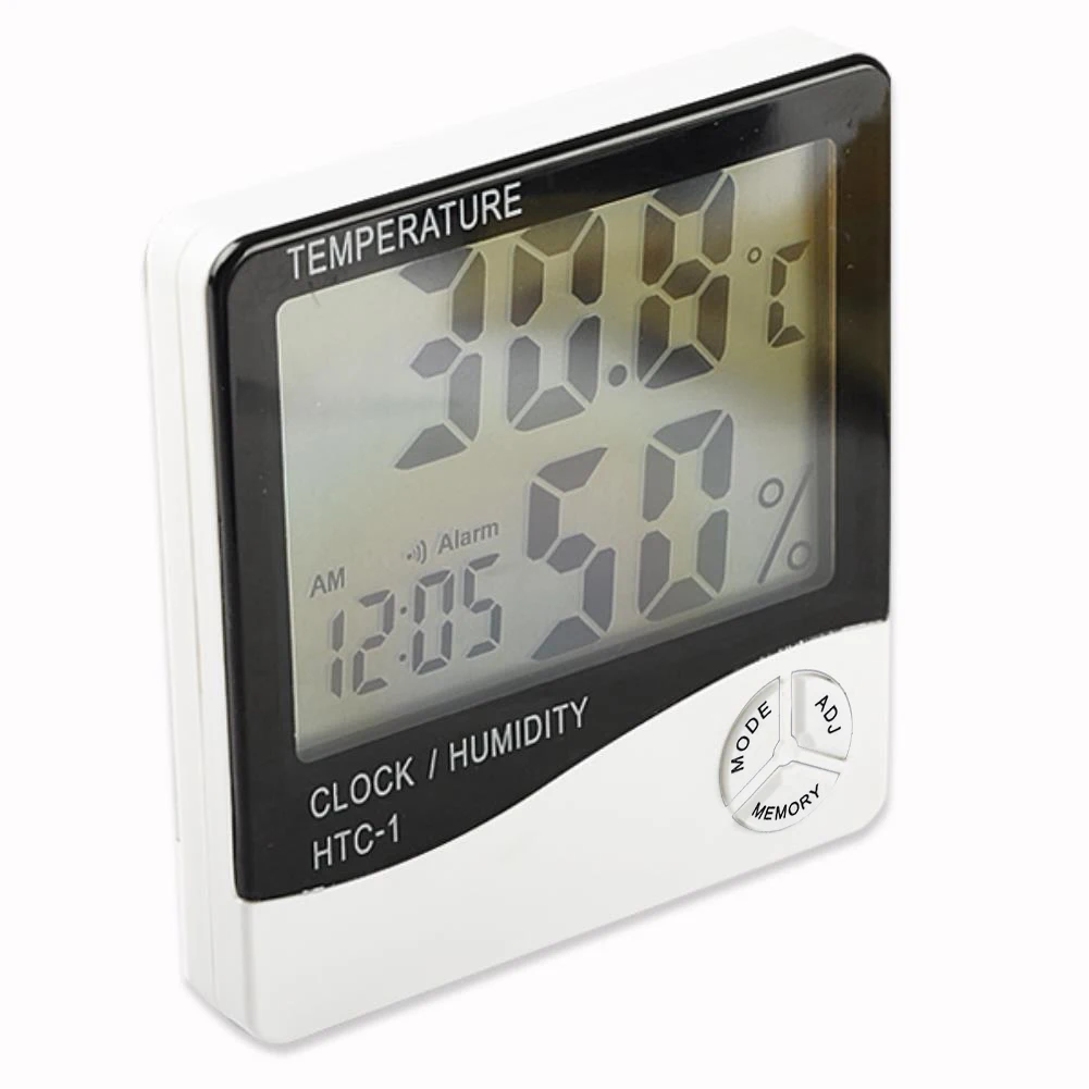 HTC-1-HTC-2-Thermometer-LCD-Electronic-Digital-Wireless-Hygrometer ...
