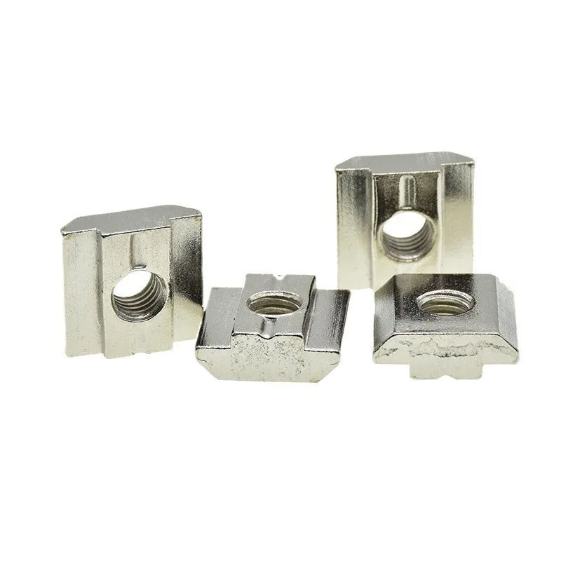 T Block Square Nut M3 M4 M5 M6 M8 T-Track Sliding Hammer Nut for 20 30 ...